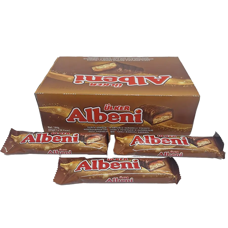 خرید شکلات آلبنی اولکر: 31 گرمی کاراملی با بهترین قیمت | بازرگانی لامعی