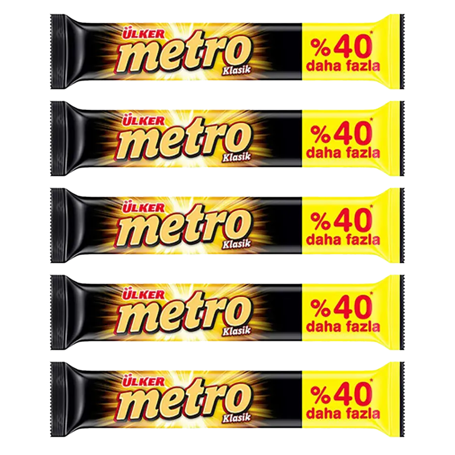 خرید شکلات مترو اصل ترکیه : نوع دوبل ۴۰٪ کاکائو بیشتر 5 عدد | بازرگانی ...